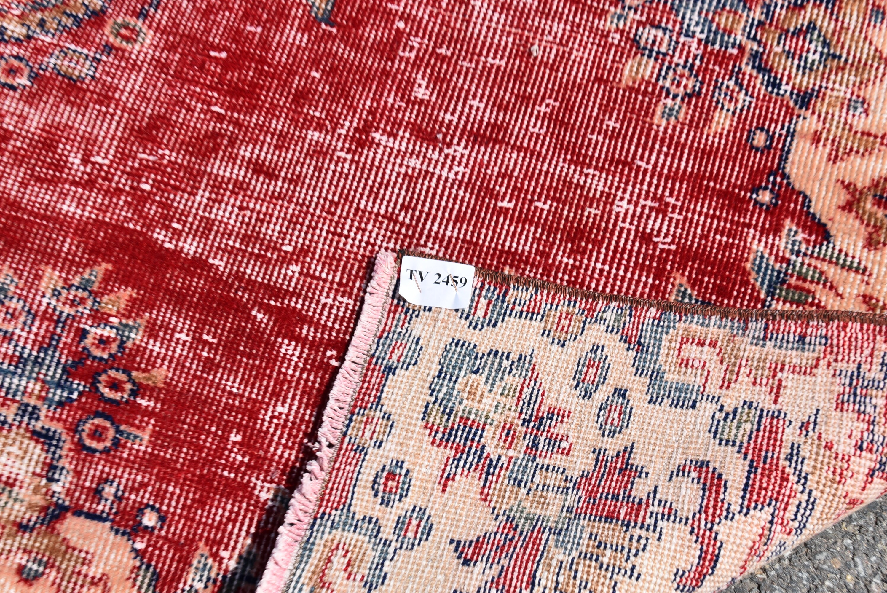 Turkish red area rug Handmade wool rug Large area rug | Etsy