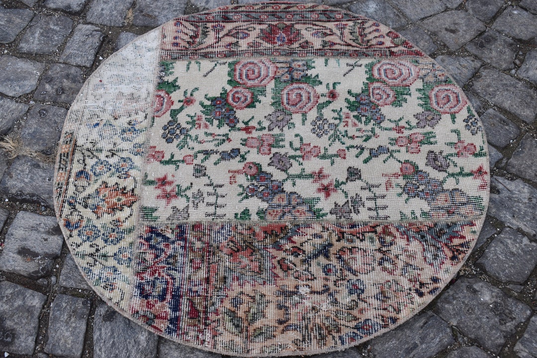 Red and Green Rug, Turkish Rug, Vintage Rug, Handmade Rug, Wool Rug ...