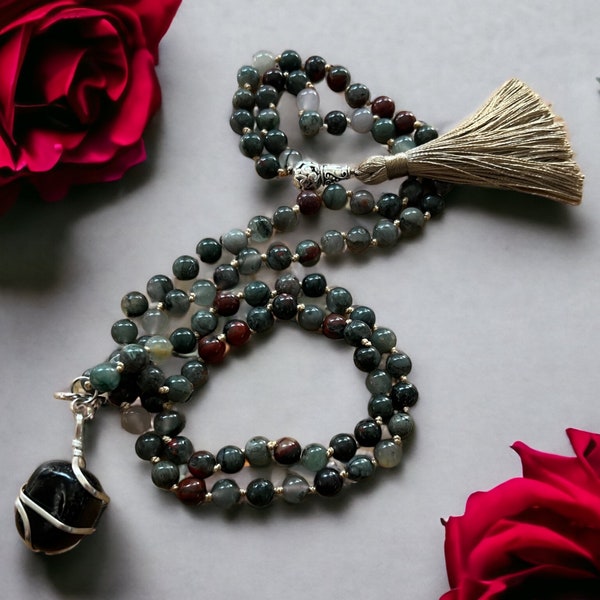Bloodstone Necklace - Etsy