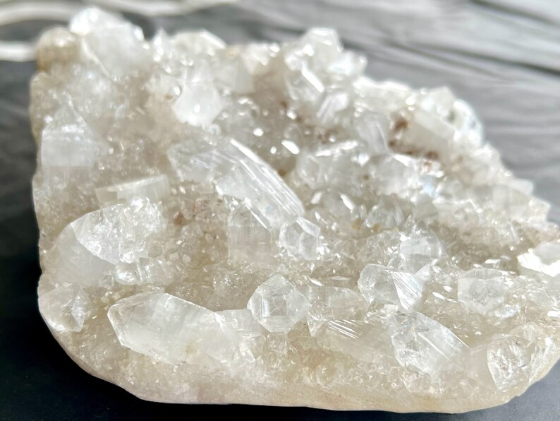 Extra Large Apophyllite Crystal Cluster With Druzy - Etsy