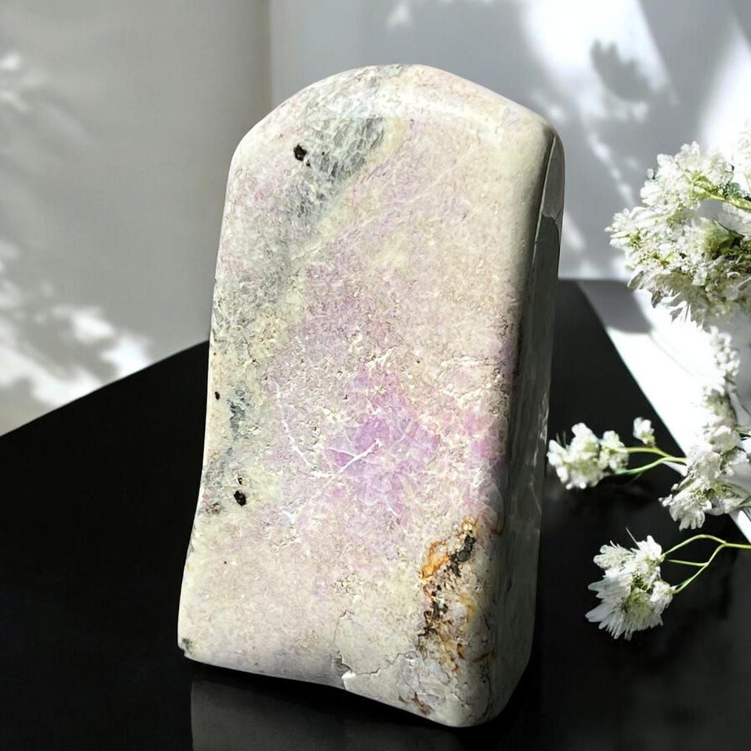 Hackmanite Freeform Rare UV Reactive Crystal, Polished Fluorescent ...