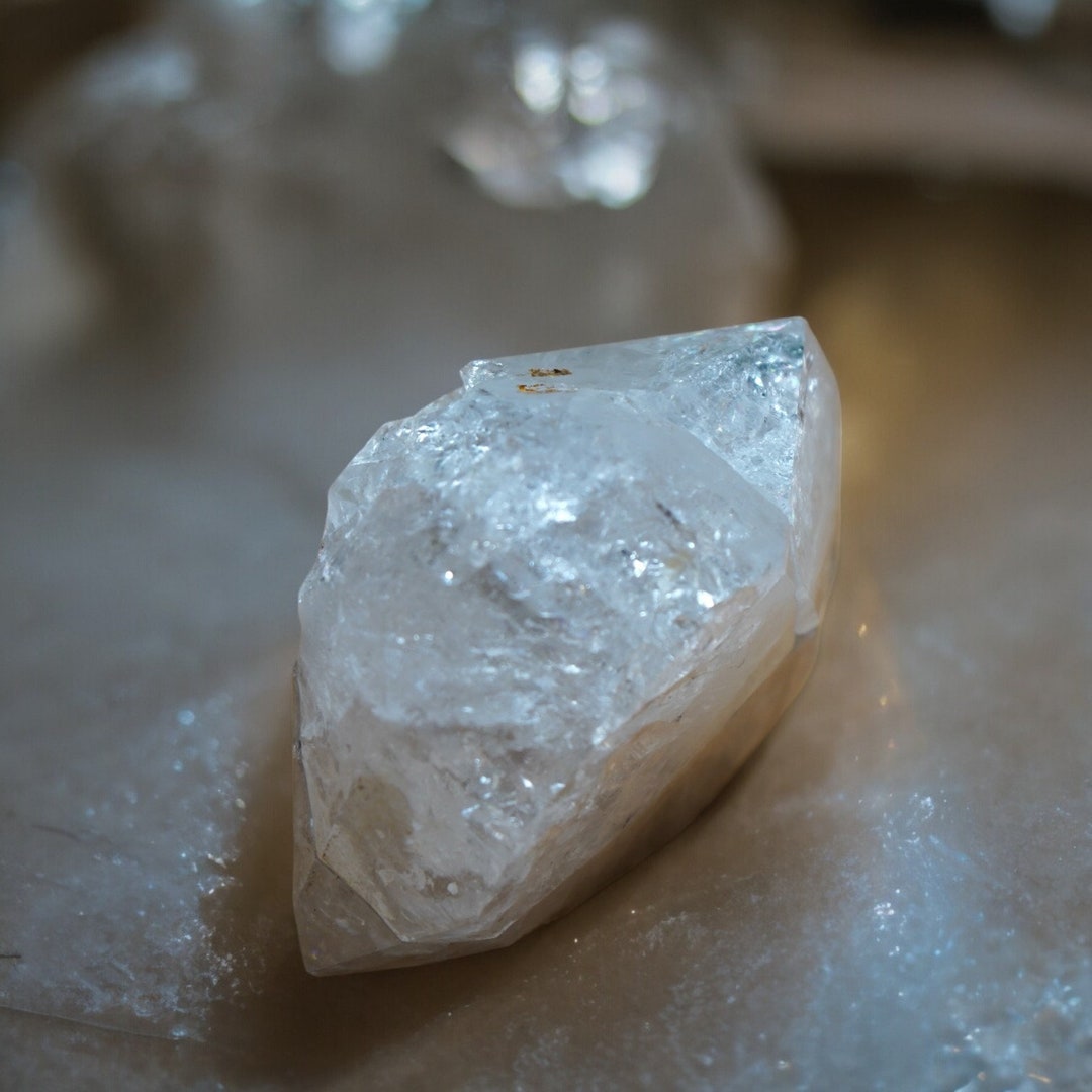 Large Herkimer Diamond Crystal With Rainbows (235 Grams) - Etsy
