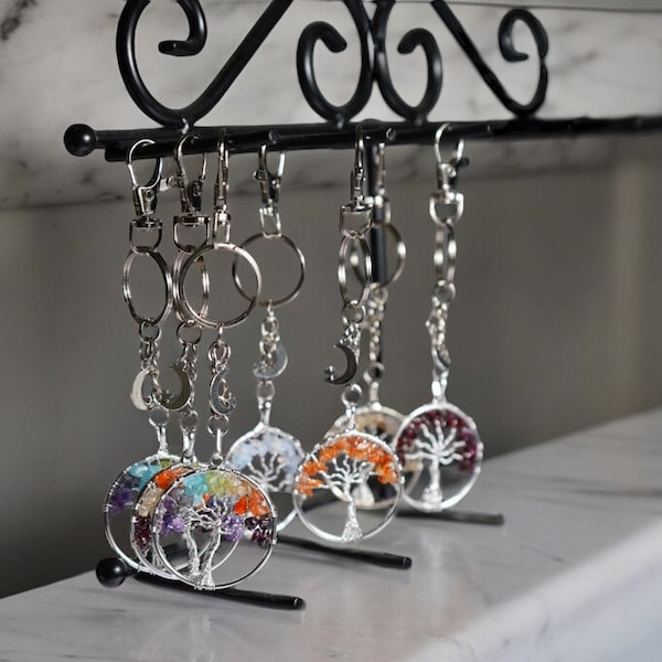 Tree Keychain - Etsy