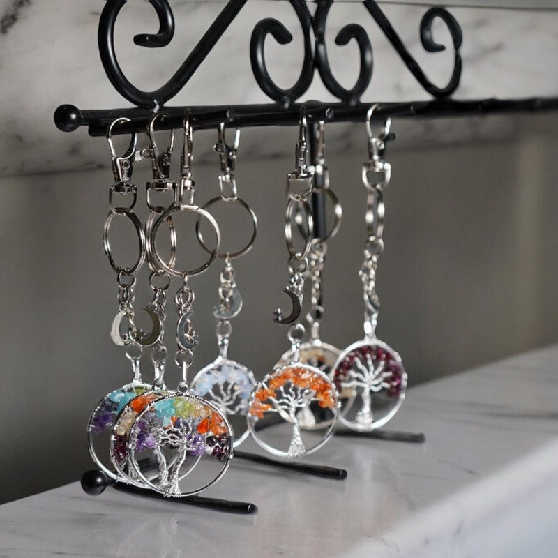 Tree Keychain - Etsy