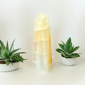 Calcite Crystal Tower | Calcite Crystal Point - Etsy