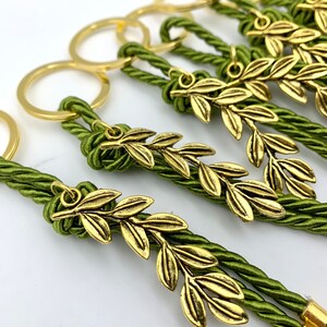 10pcs Favors Keychain With Olive Branch | Olive Branch Wedding | All ...