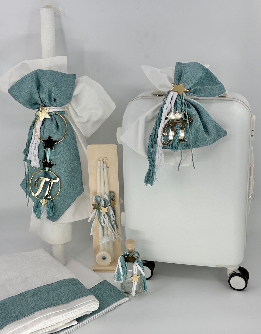 Personalized Baptism Set- Boy Baptism Set-greek Baptism Set-orthodox ...