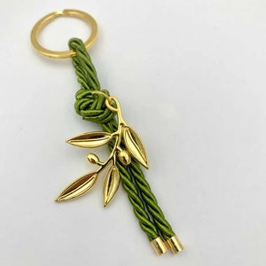 10pcs, Olive Branch Keychain Favors, Boubounieres Wedding, Olive Branch ...
