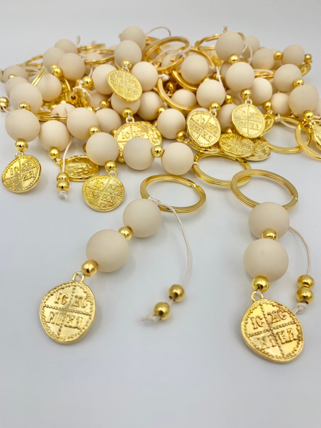 Martyrika for Greek Orthodox Baptism With Konstantinato, Baptism Favors ...