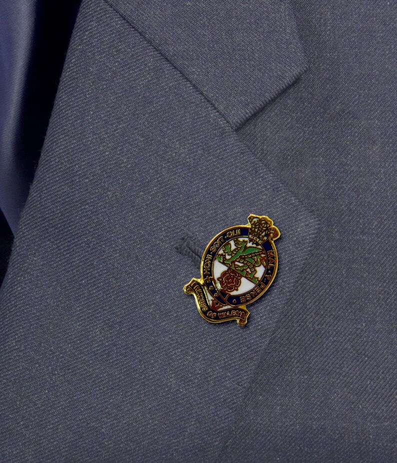 Princess of Wales's Royal Regiment Regimental Lapel Badge - Etsy