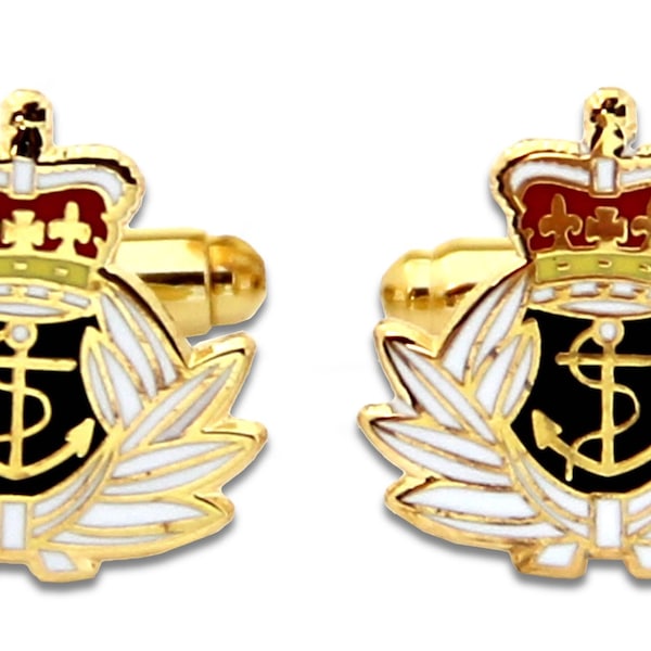 Navy Cufflinks - Etsy