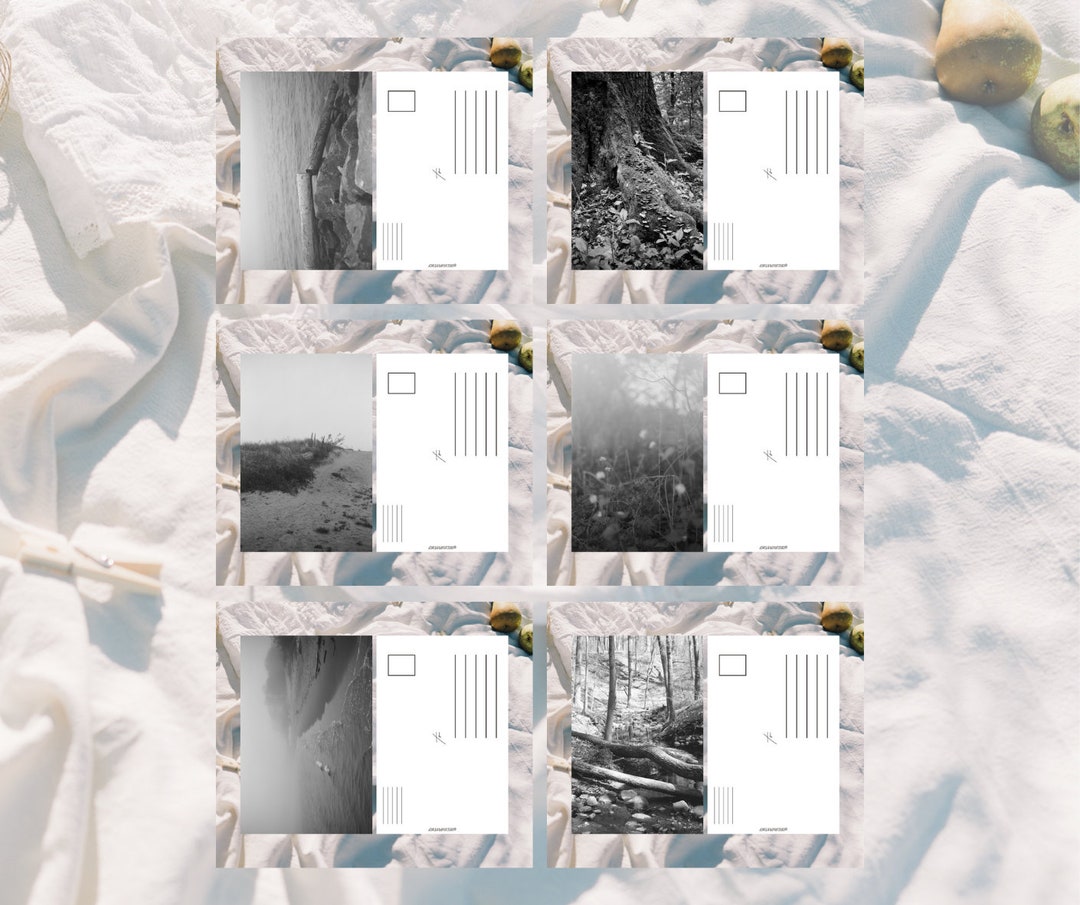 Black and White 35MM and 120 4 X 6 Inch Film Photo Postcard Pack ...