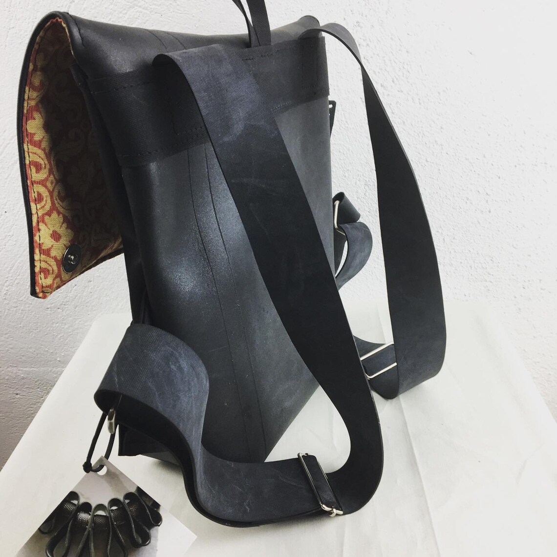 Backpack From Recycled Roofing Rubber - Etsy