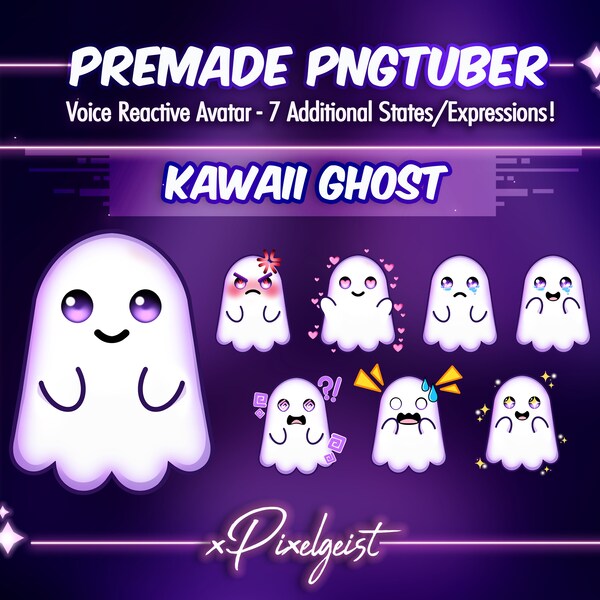 Ghost Avatar Twitch - Etsy
