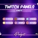 Donut Twitch Steam Panels, Doughnut Panels, Kawaii Twitchtheme, Bakery ...
