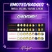 Cute Growing Chicken Sub Badges, Chicken Emotes, Egg Bit Badges, Farm ...