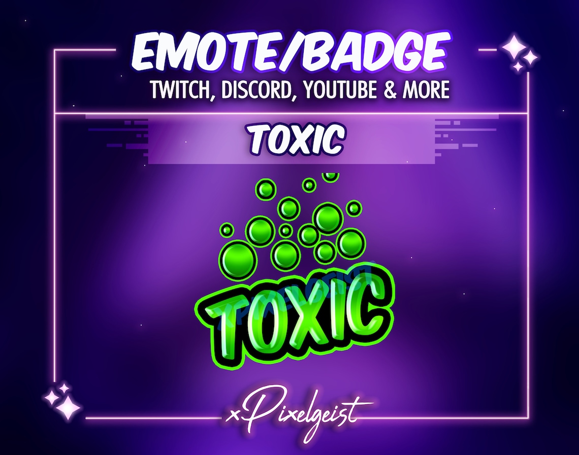Toxic Emote Funny Emote Text Emote Toxicity Emote - Etsy