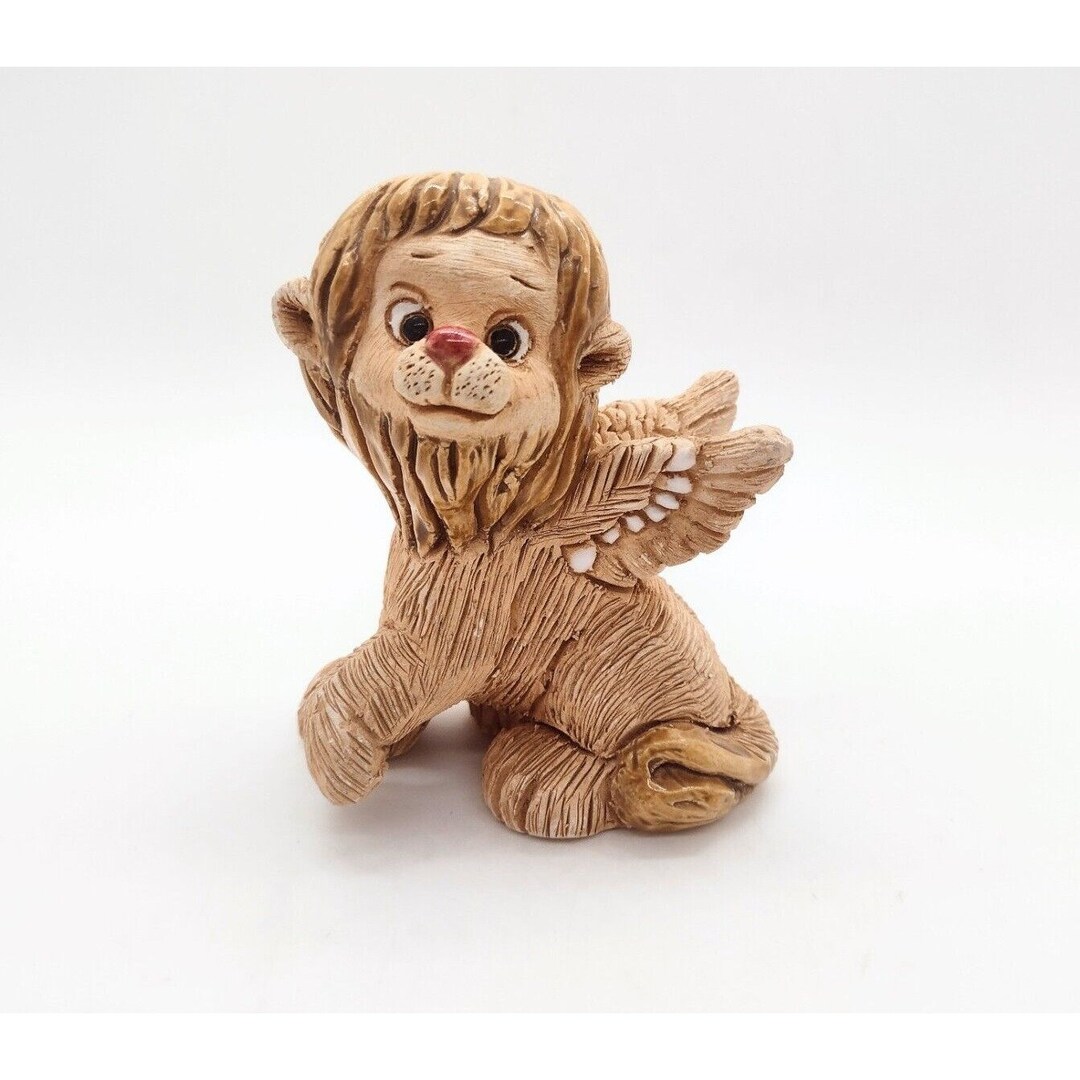 Artesania Rinconada Lion Griffin Figurine Signed MBC Handmade Art ...