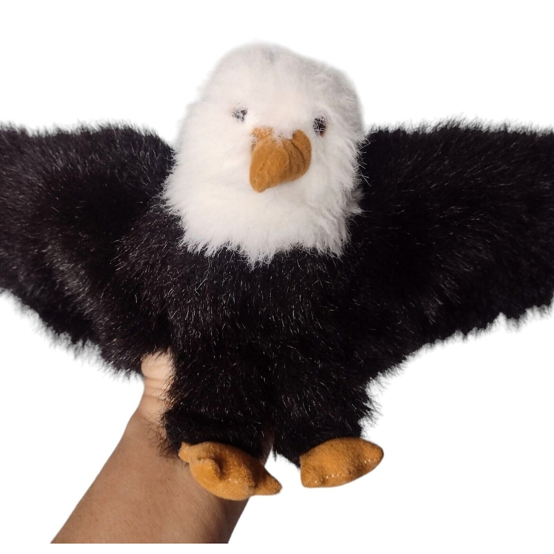 Folkmanis Furry Folk Puppets Bald Eagle Hand Puppet Golf Head Cover ...