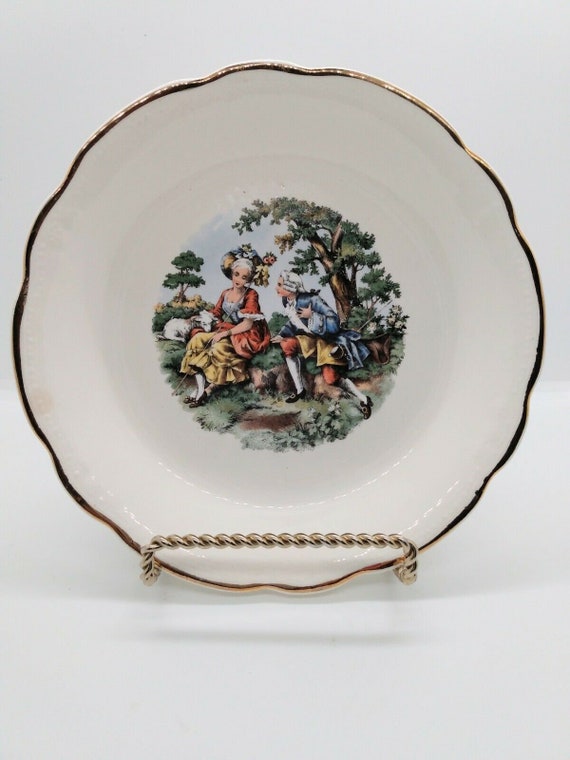 Vintage the Harker Pottery Co.trinket Serving Dish With - Etsy