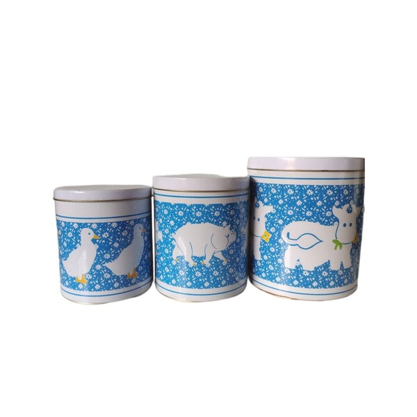 Cow Canisters - Etsy