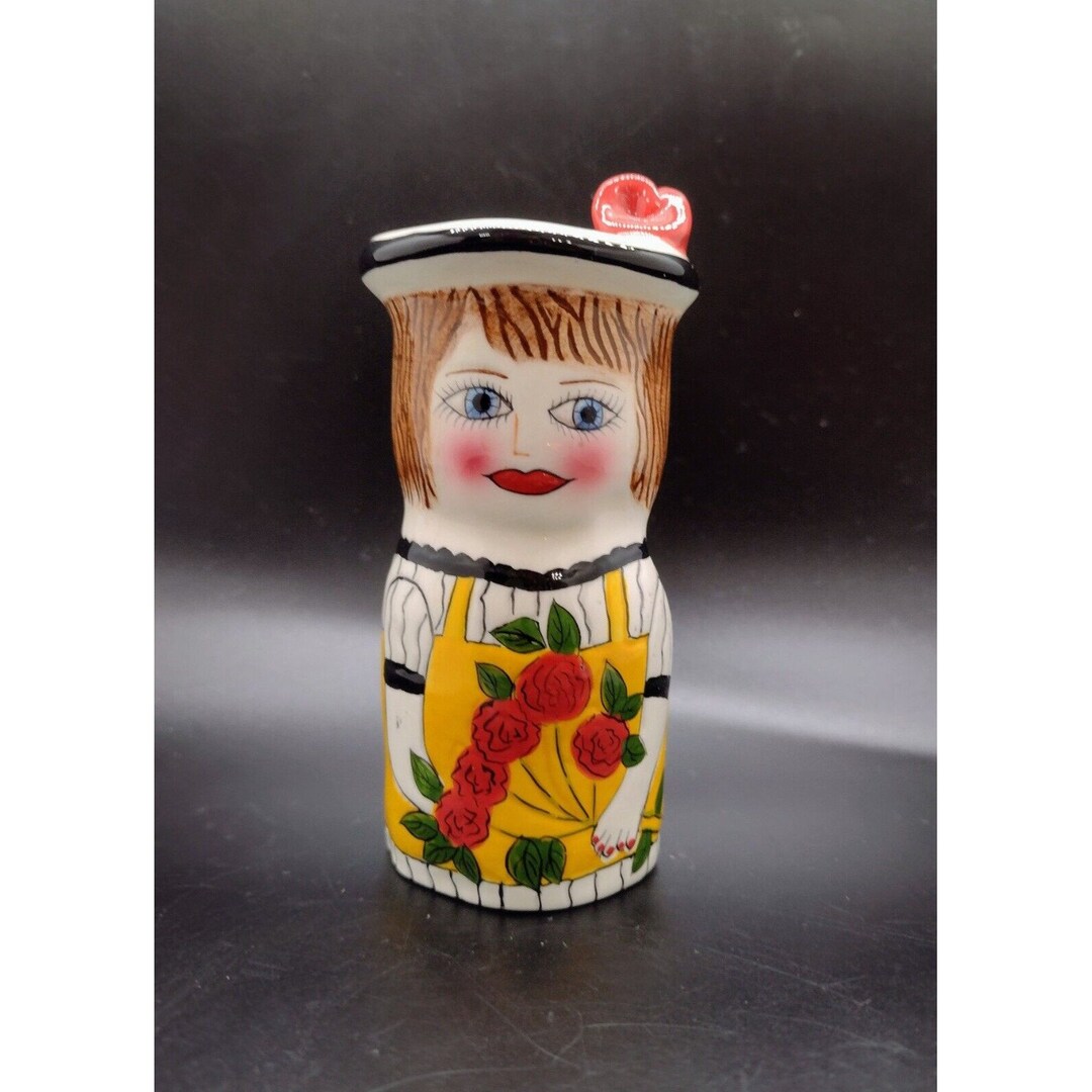 Ganz Susan Paley Roseanne Magnetic Vase Vintage 4in Porcelain ...