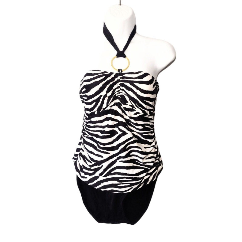 Zebra Bathing Suit - Etsy