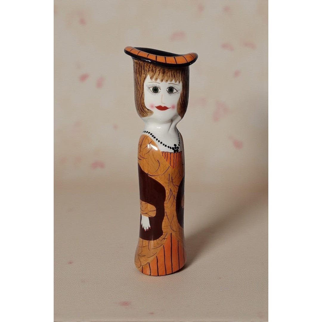 Ganz Susan Paley Luxurious Laurie Porcelain Vase Candleholder Vintage ...