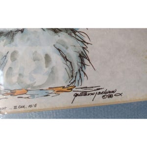 Gretchen Jackson Watercolor Bird Art Print Vtg Inspirational Nursery ...