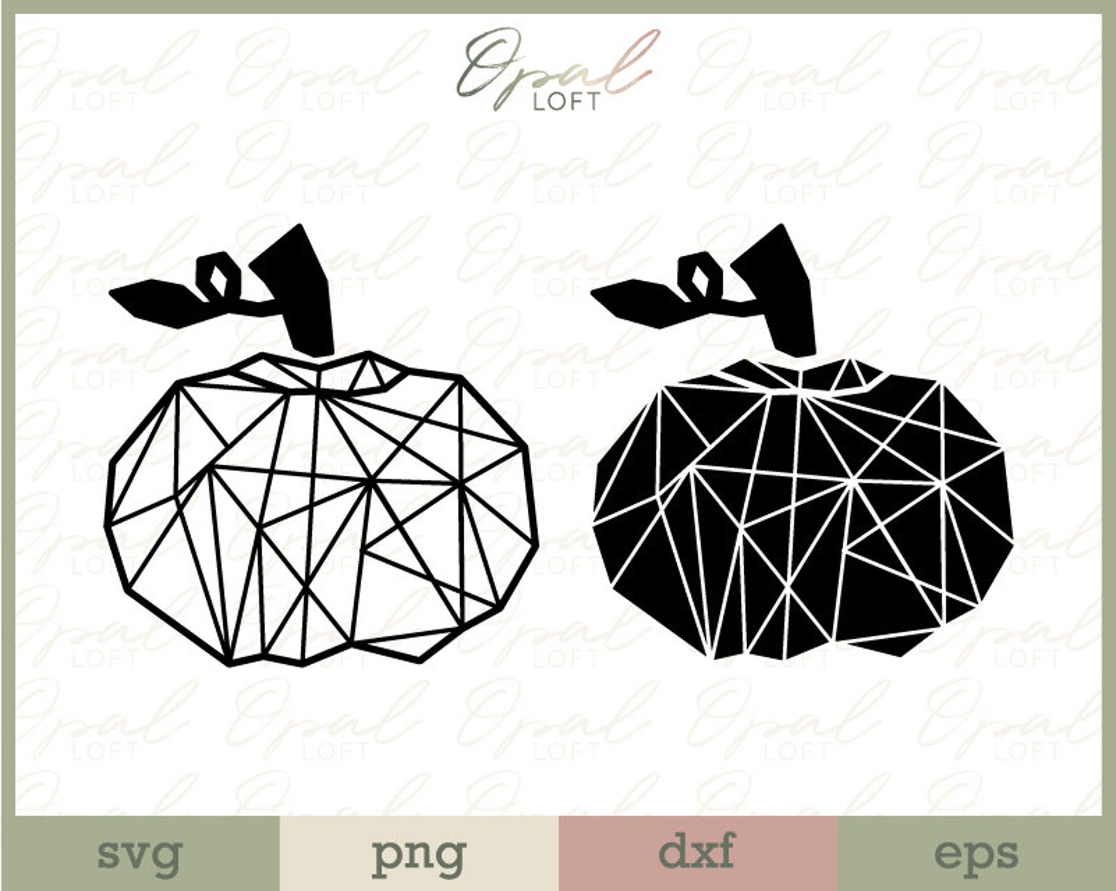 Geometric Autumn Pumpkin Cut File | Pumpkin SVG | Halloween SVG | Fall ...