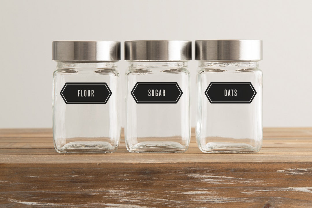 Modern Kitchen Organization Labels | Pantry Labels | 12 Files - Etsy