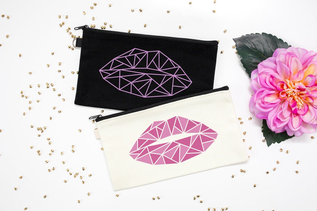 Geometric Lips Cut File | Lips SVG | Valentines Day SVG | Pastel Goth ...