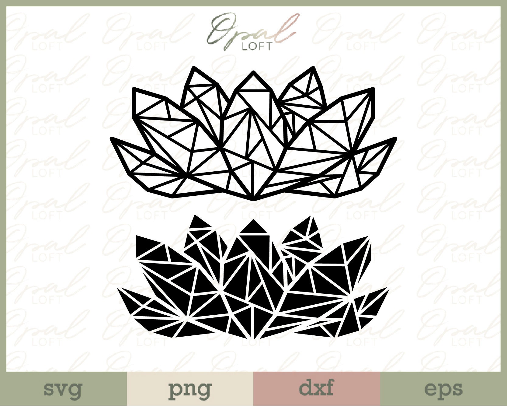 Geometric Lotus Flower Cut File Flower SVG Boho SVG - Etsy