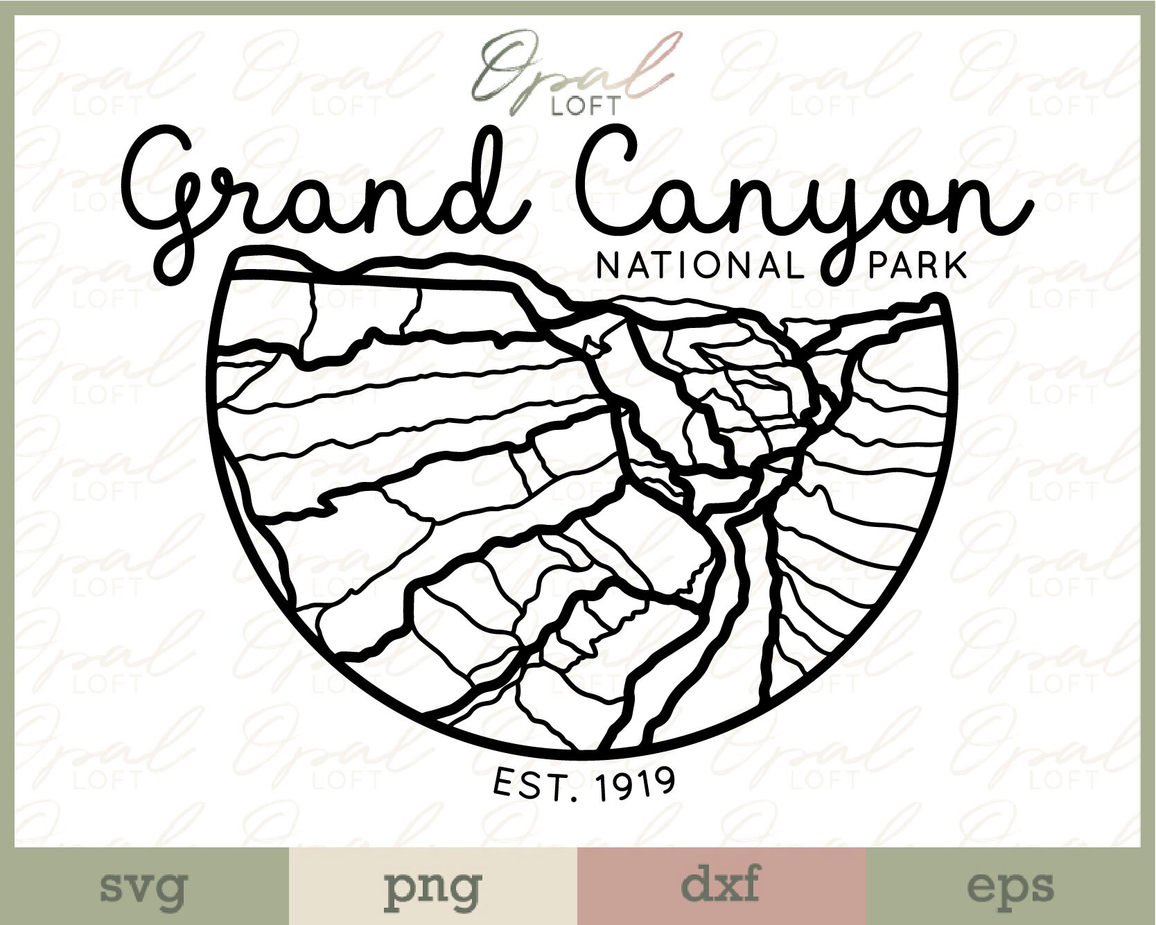 Grand Canyon Cut File Grand Canyon Art Mountain SVG - Etsy