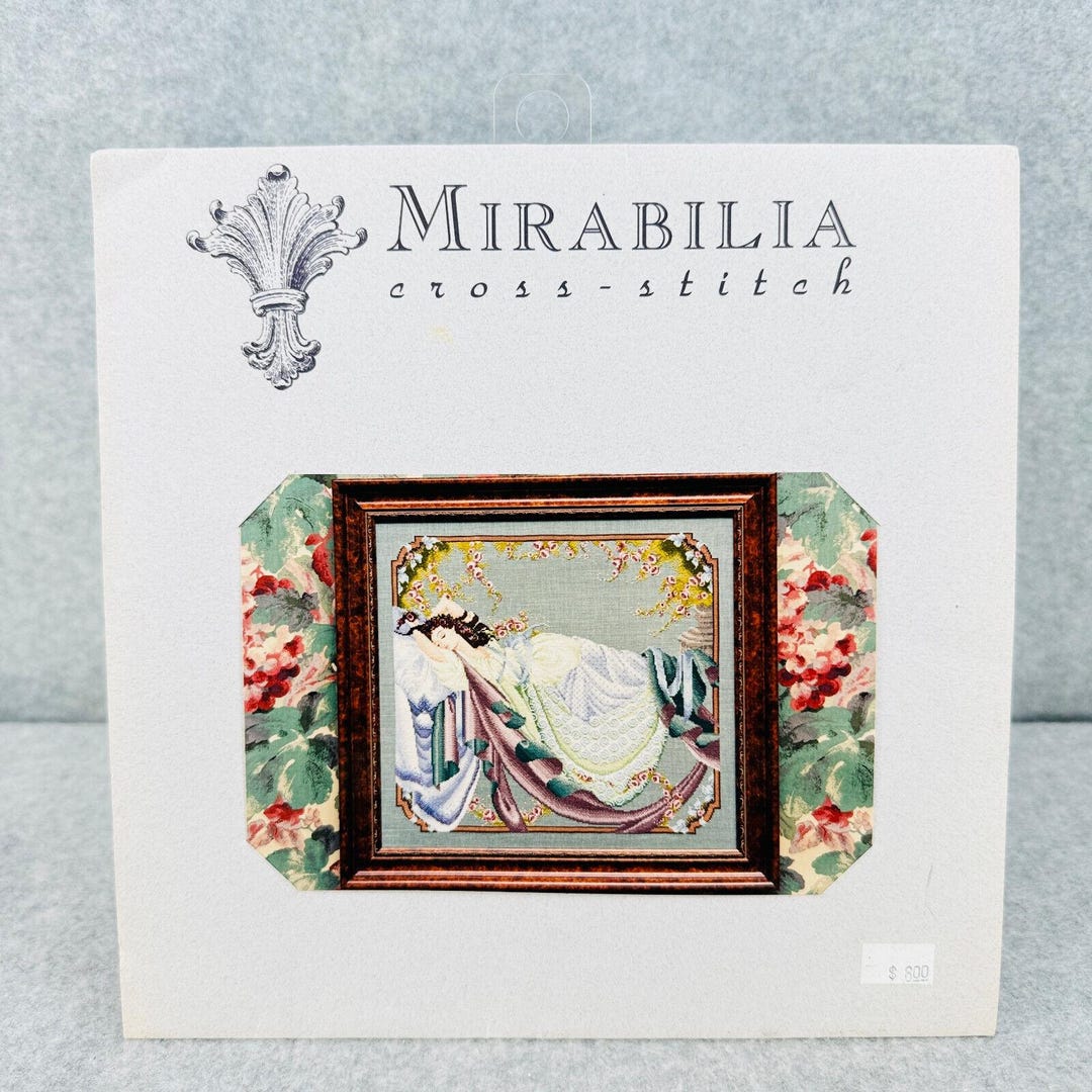 Mirabilia SLEEPING BEAUTY Counted Cross Stitch Chart Pattern Vintage ...