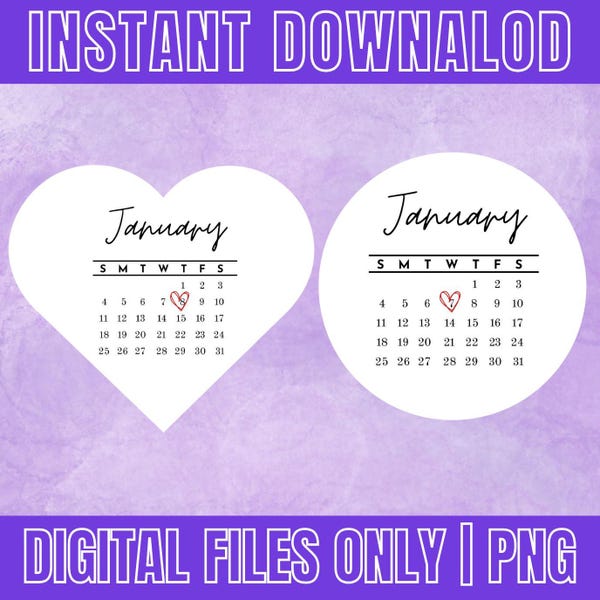 January 2026 Clip Art - Etsy