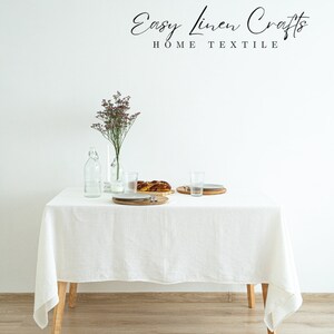 Extra Large Linen Tablecloth, Rectangle Tablecloth, Oval Table Cloth ...