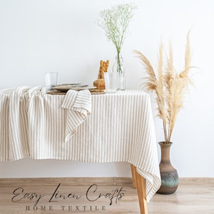 Extra Large Linen Tablecloth, Rectangle Tablecloth, Oval Table Cloth ...