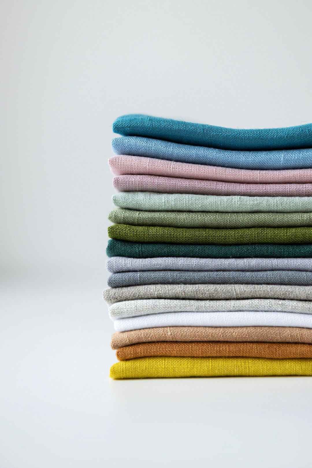 Waterproof Linen Shower Curtain Panel, Wide Linen Shower Drape With ...