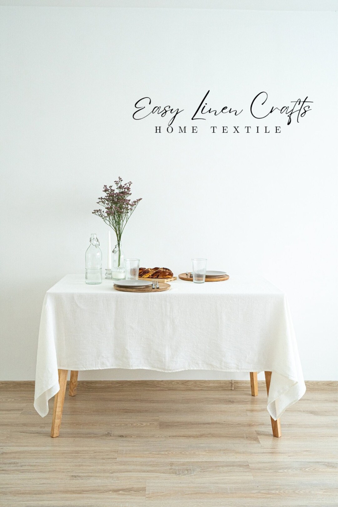Linen Table Cloth, Large Linen Tablecloth, Custom Tablecloth ...