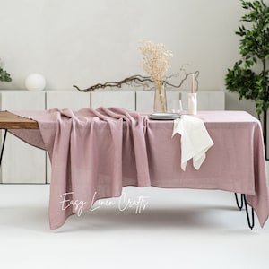 Extra Large Linen Tablecloth, Rectangle Tablecloth, Oval Table Cloth ...
