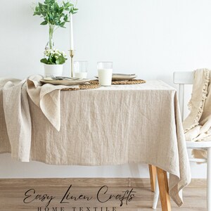 Linen Tablecloth, Linen Table Cloth, Extra Large Tablecloths, Custom ...
