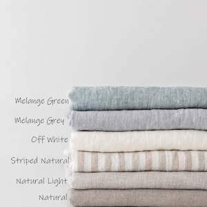 Linen Fabric Samples Set of All Colors (fast Delivery), Set of Linen ...