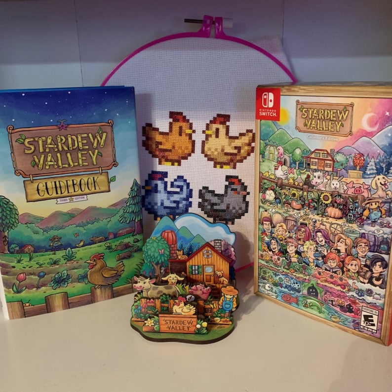 Stardew Valley Chickens Cross Stitch Pattern PDF - Etsy