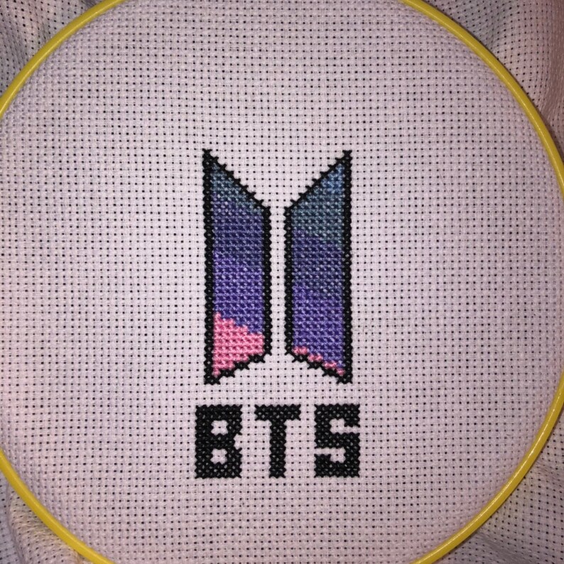 BTS Logo Cross Stitch Pattern PDF - Etsy