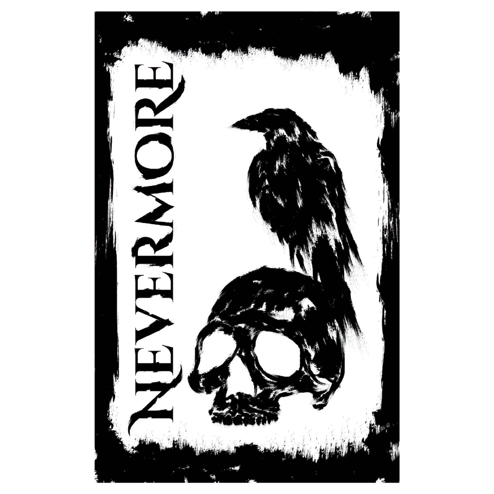 Edgar Allan Poe Poster - "nevermore" - Etsy