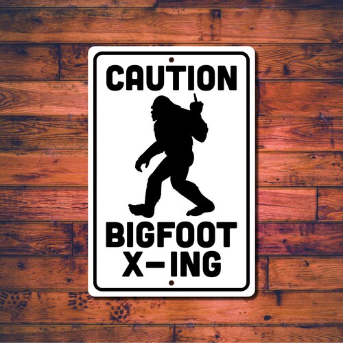 Bigfoot Middle Finger Decal | Etsy