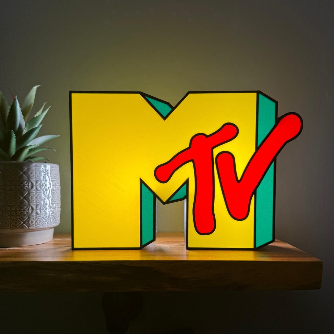 MTV LED Lightbox – Bring Back the Music Video Era in Glowing Style - Etsy