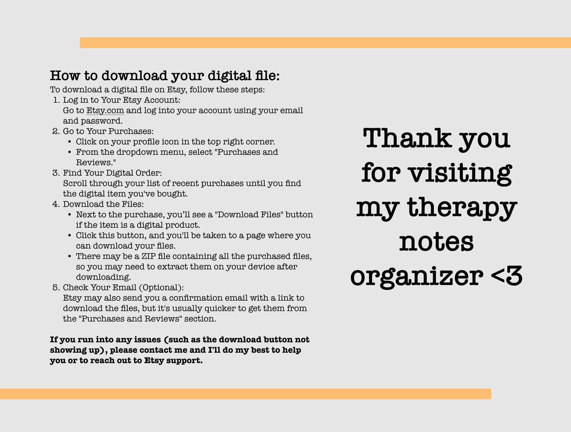 2025 Therapy Notes Organizer for Patients, Goodnotes Planner, Therapy ...