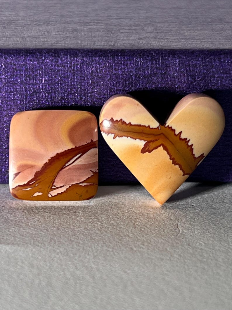 2 Red Falcon Jasper Cabochons Nevada - Etsy